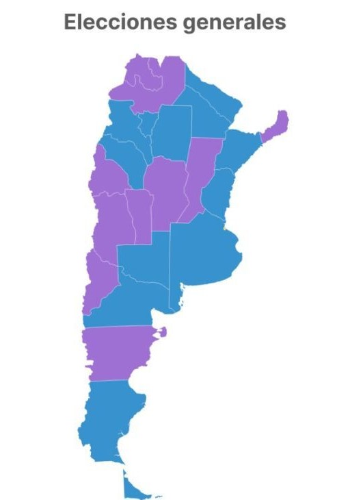 Compromiso de los gobernadores con Massa: pintar el mapa de celeste ...